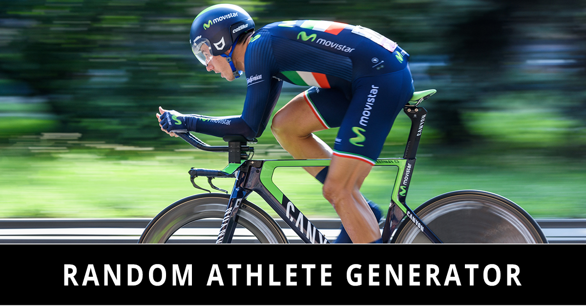 Random Athlete Generator 🏋🏻🏃🤸