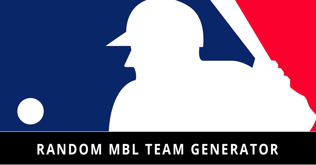 Random MLB Team Generator ⚾