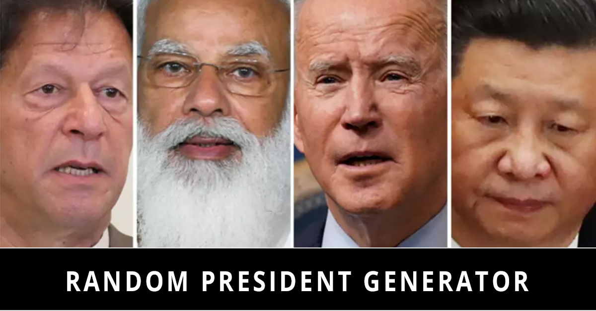 Random President Generator 👑