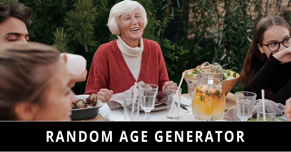 Random Age Generator 👶🧑🧓