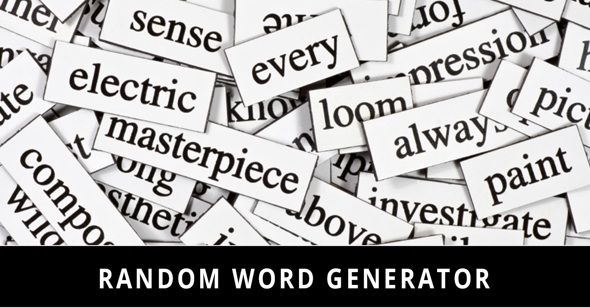 Random Word Generator 🤽‍♂️🤼‍♂️🏃